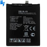 China black Original Rechargeable Battery BL-O1 for LG K20 2019 K8 LM-X120EMW 3000mAh 3.84V for sale
