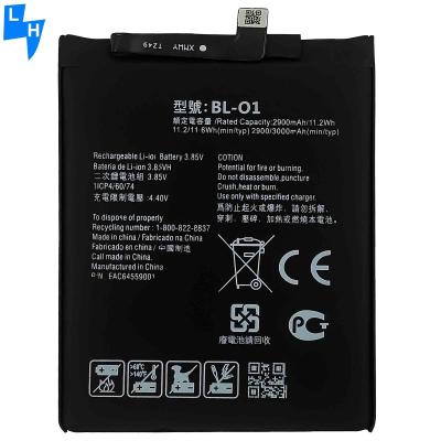 China black Original Rechargeable Battery BL-O1 for LG K20 2019 K8 LM-X120EMW 3000mAh 3.84V for sale