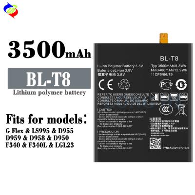 China BL-T8 Polymer Lithium Battery for LG G Flex F340 D950 D955 D958 D959 LS995 Mobile Phone for sale