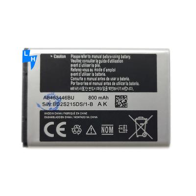 China 800mAh RECHARGABLE AB466346BU B309 F299 Lithium Battery for Samsung E339 Mobile Phone for sale