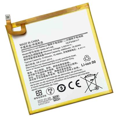 China Double IC Protection 5100mAh SWD-WTN8 Tab Battery for Samsung A295 Tab A 8.0 2019 T290 for sale