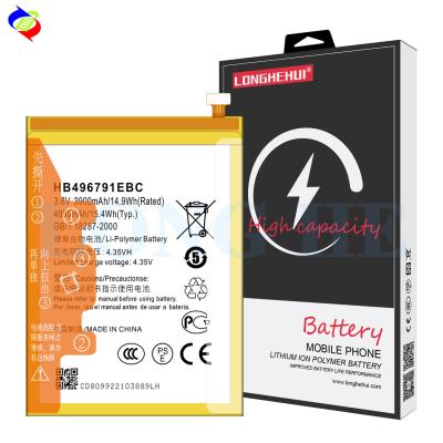 China 3500mAh-4050mAh Capacity Mobile Phone Battery for Huawei Mate1 Mate2 HB496791EBC for sale