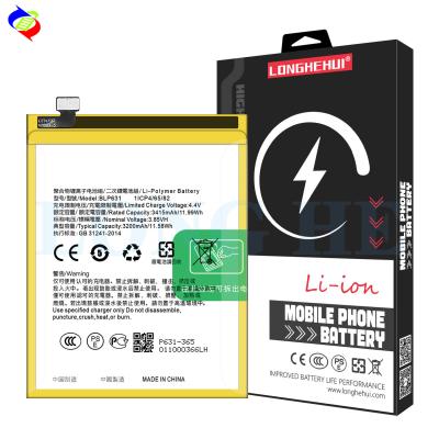 China 2900mAh BLP631 A77 A75 F5 F3 Mobile Phone Battery for OPPO A73 Rechargeable Batteries for sale