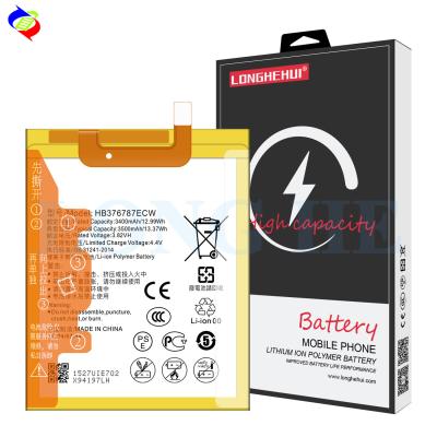 China White A 3500mAh 3.82V Li-Polymer Battery for Huawei Honor V8 Mobile Phone HB376787ECW for sale