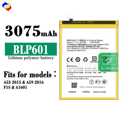 China 3075mAh F1S BLP601 A53 mobile phone battery for OPPO A53 battery the ultimate power source for sale