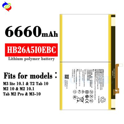 China Long-Lasting Performance Replacement Battery HB26A5I0EBC for Huawei M3 Lite Tablet PC for sale
