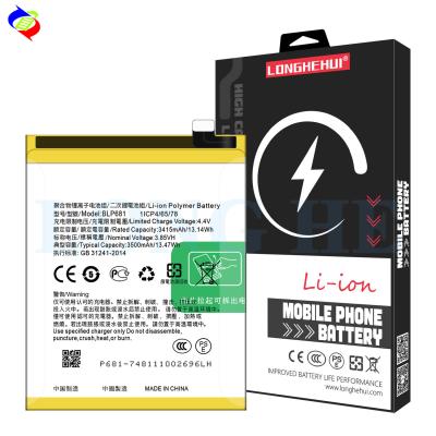 China High Capacity 3500mAh Li-Po Battery for OPPO R17 BLP681 Mobile Phone Models BLP681 for sale
