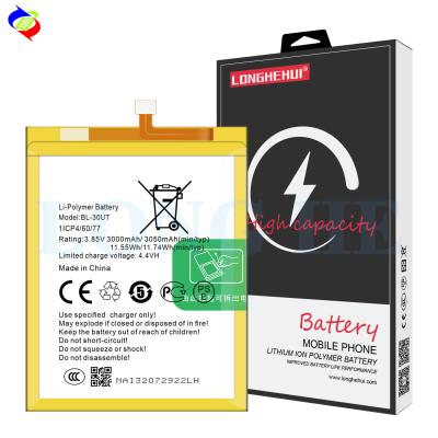 China Tecno CA6 CM 3.85V Phone BL-30UT Battery 3050mAh Rechargeable Batteries with Coding for sale