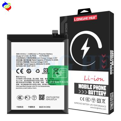 China OPPO F1 Plus Mobile Phone Battery 2850mAh BLP609 F1 /F1 Plus/R9 R9m R9tm for White for sale