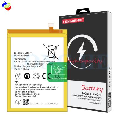 China BL-39DT Original Li-ion Polymer Battery 3900mAh 4.35V for Tecno L9 Mobile Phone A for sale