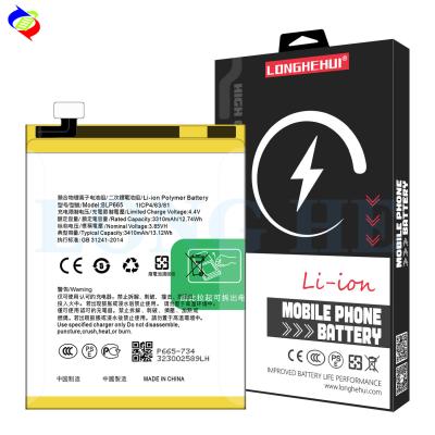 China High Capacity Mobile Phone Battery for OPPO F7 Youth 2018 3410mAh BLP665 for sale