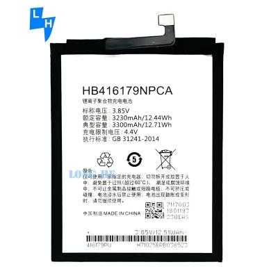 China Battery Code HB416179NPCA Rechargeable Lithium Polymer Cell 3.8V 2700mAh for A4S M760 for sale