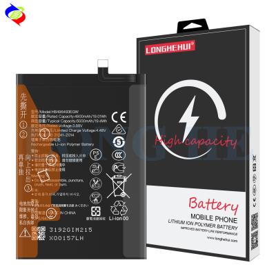 China Dual IC Protection 5000mAh 4.35V Lithium Ion Polymer Battery HB496493EGW for Huawei Mobile Phones for sale