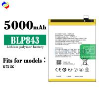 China Rechargeable Batteries for OPPO K7X 5G BLP843 5000mAh Yellow Mobile Battery Packaging for sale