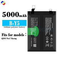 China High Capacity B-Y5 5000mAh Lithium-ion Battery for Mobile Phone Vivo iQOO Neo7 RaCing for sale
