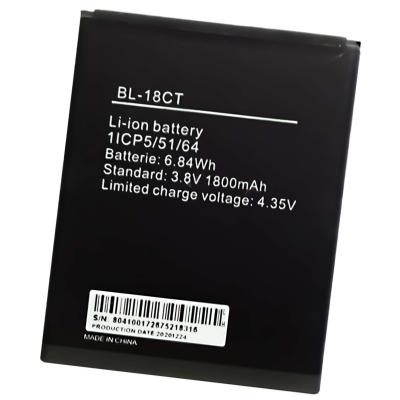 China 1800mAh 4.35V BL-18CT Li-ion Polymer Battery for Tecno Y3 Y4 R5 Mobile Phone MOQ for sale