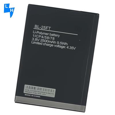China RECHARGABLE Tecno BL-25FT W3 2500mAh Battery A for Africa Market Trustworthiness for sale