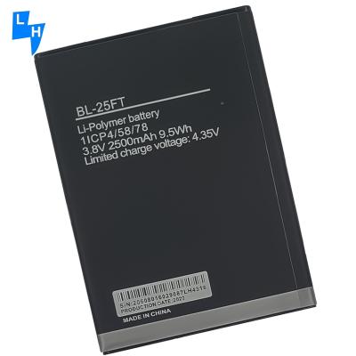 China BL-25FT 2500mAh Mobile phone Battery for Tecno W3 LTE Long Lasting and Durable for sale