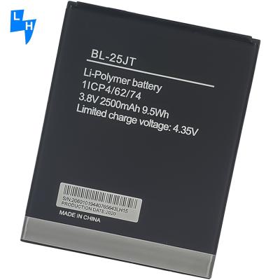 China RECHARGABLE Battery for Tecno 2500mAh BL25JT F3 WX3 BL-25JT Materials and Performance for sale