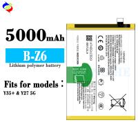 China Dual IC Protection 5000mAh Rechargeable Li-ion Polymer Battery B-Z6 for VIVO Y35 Y27 5G for sale
