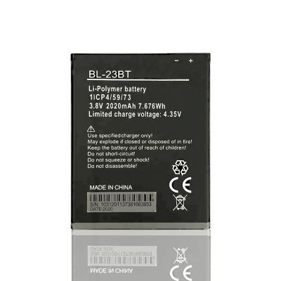 China 2020mAh BL-23BT Replacement Battery for Tecno M6 Rechargeable Batteries in High Demand for sale