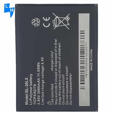 China Stock BL-30LX Coding 3000mAh HOT3 HOT3 LITE X553 Mobile Phone Battery for Infinix X554 for sale