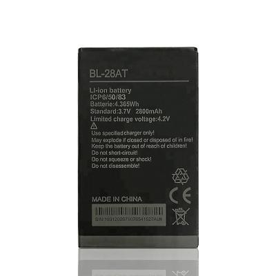 China Black BL-28AT 2800mAh Y2 Y3 Mobile Phone Battery for Tecno Camon Y3 Plus Battery for sale