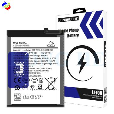 China Double IC Protection NVT-WT-N30 5000mAh Mobile Phone Battery for Samsung Galaxy N30 for sale