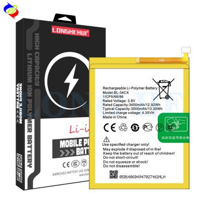 China Double IC Protection BL-34CX X627 3500mAh Rechargeable Battery for Infinix Smart 3 Plus for sale