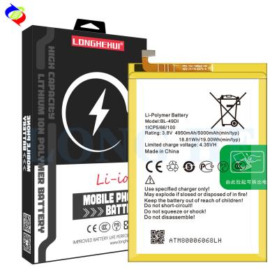 China 3000mAh-5000mAh Double IC Protection BL-49DI Battery for itel P51 Mobile Phone for sale