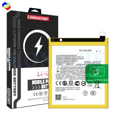 China White 3000mAh Mobile Phone Battery JE40 for MOTO G7 P30 Play G7 Play XT1952 High Capacity for sale
