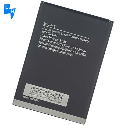 China Tecno POP 3 BB2 Mobile Phone BL-34ET Original Li-ion Polyer Rechargeable Battery for sale
