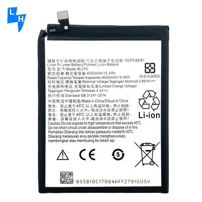 China 4000mAh BL270 Battery for Motorola XT1922 G6Play MOTO E5 K53 K53A48 Black 4000mAh for sale
