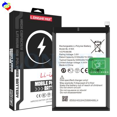 China X683 Mobile Phone Battery 5200mAh BL-51BX for Infinix Note 8i High Capacity OEM/ODM for sale