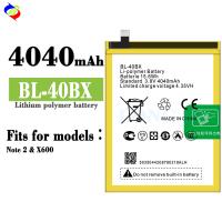 China BL-40BX Battery Replacement for Infinix Note 2 X600 3.8V 4040mAh Superior Performance for sale
