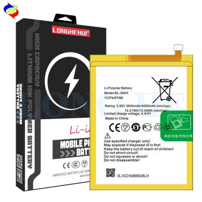 China Cells 4000mAh BL-39KX Hot7 Pro X624 Hot7 mobile phone battery for-infinix X625 battery for sale