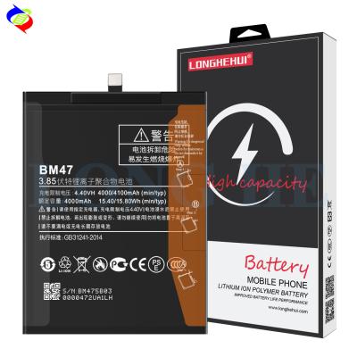 China High Capacity Replacement Battery BM47 for Xiaomi Redmi 3 3S 3X 3Pro 4X 4100mAh Stock for sale