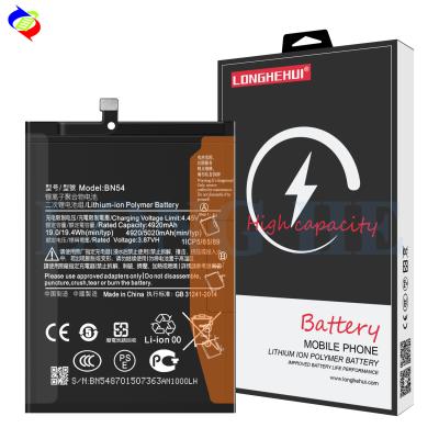 China ODM/OEM 5020mAh 3.87V Lithium-ion Polymer Battery for Xiaomi Redmi Note 9 Pro Max for sale