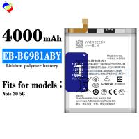 China High Capacity 4000 mAh EB-BG981ABY Battery for Samsung Galaxy Note 20 5G Mobile Phone for sale