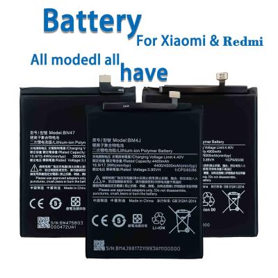 China Rechargeable Mobile Phone Battery for Xiaomi Mi 3 4 5 6 4i 4C 5s 5s Plus Mi 4s 5 Pro for sale