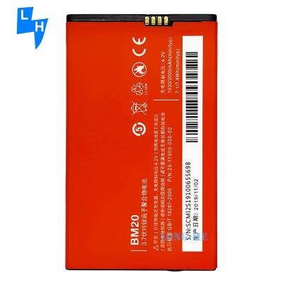 China 2000mAh BM20 Rechargeable Batteries for Xiaomi Mi2 Mobile Phone Li-ion and Efficiency for sale