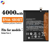 China Rechargeable Battery for Xiaomi Redmi Note 6 Original Replacement BN46 Short Battery for sale