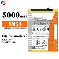China 3.87V 5000mAh BM5R Battery For Xiaomi Redmi 12 5G Mobile Phone Rechargeable Batteries for sale