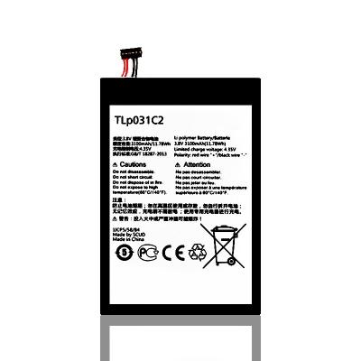 China TLp031C2 Battery For Alcatel One Touch OT-8030/B Mobile Smart Phone 3.8V 3100mAh for sale