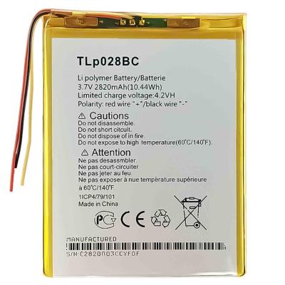 China TLP028BC Battery for Alcatel Pixi3 7.0 028B2 9002 OT9002 OT8055 OT8057 2820mAh 3.7V for sale