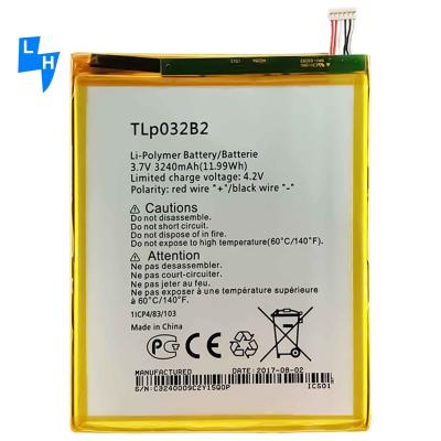 China 3240mAh TLP032B2 TLP032BD POP7S P310A OT9006W PIXI 8 battery for alcatel OneTouch POP-7 for sale