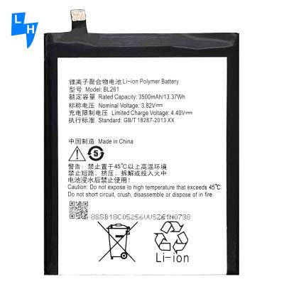 China Mobile Phone Digital Battery for Lenovo A7020/Vibe K5 Note K52T38 K52E78 BL261 3500mAh for sale