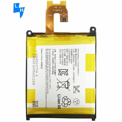 China High Capacity Polymer Lithium Battery for Sony Xperia Z2 L50W L50T L50U D6503 Yellow for sale