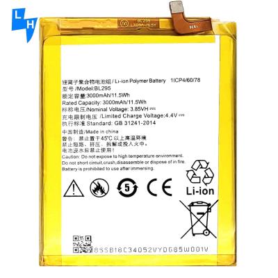 China Stock BL295 3.85V 3000mAh Lithium Polymer Battery for Lenovo K5S L38031 Mobile Phone for sale