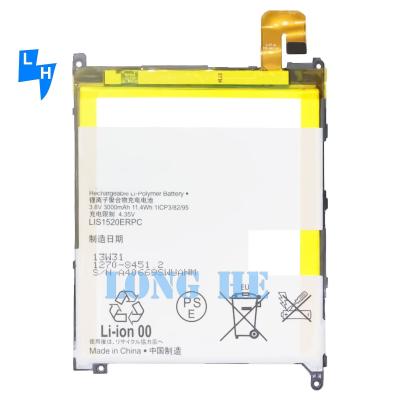China 3000mAh 3.8V Mobile Phone Battery LIS1520ERPC for SONY XL39h/XL39/C6833/XperiaZ Ultra for sale